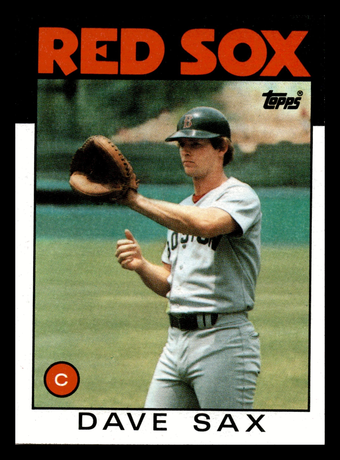 1986 Topps Dave Sax #307 Boston Red Sox Near Mint NM | eBay