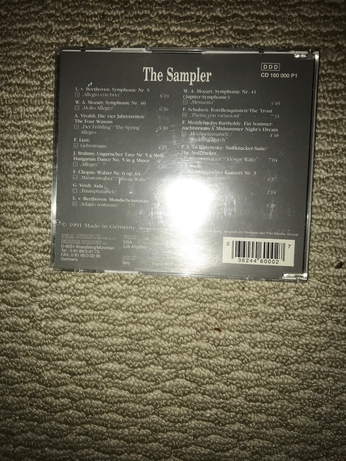Vienna Master Series - Digital Classic - THE SAMPLER - CD Vivaldi Bach ...