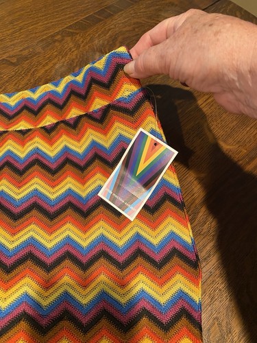 NWT Target Pride Rainbow Multicolor Chevron Skirt Womens Size 1X LGBTQ ...
