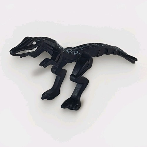 LEGO Dinosaur Mutant Lizard Raptor Black Blue Minifigure Dino Attack ...