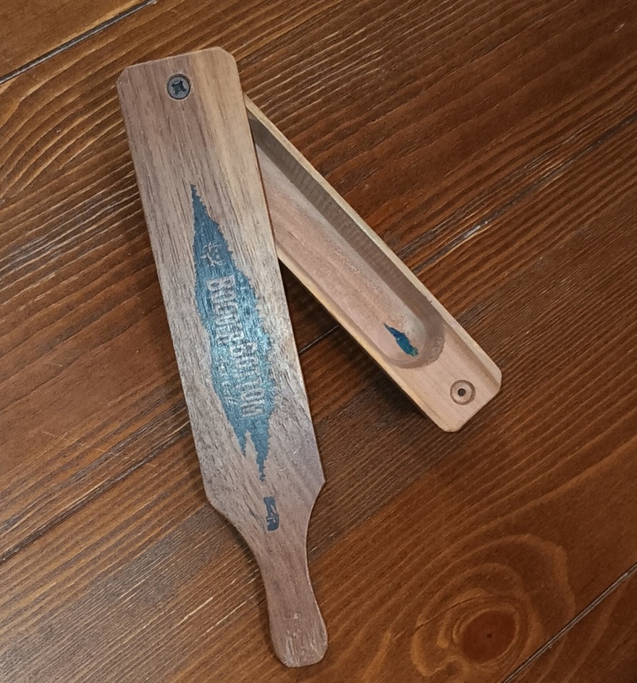 Flextone Booger Bottom Turkey Call Wooden Box Call •Cedar Wood Hen ...