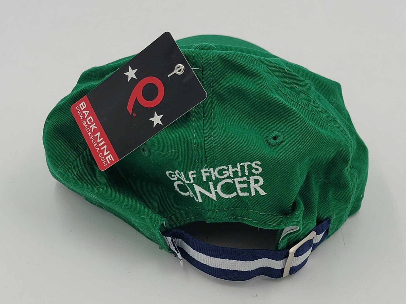 The Back 9 Nine Signature Collection Golf Hat Cap Strapback Green NWT ...