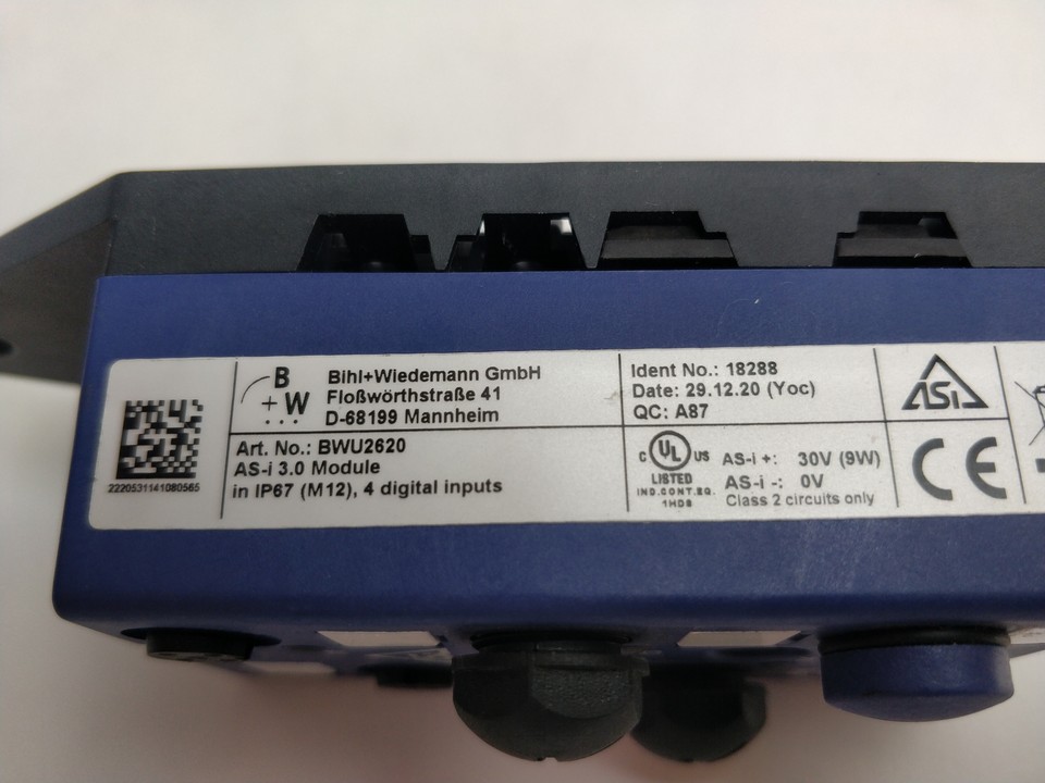Bihl+Wiedemann BWU2620 Digital Input Module | eBay