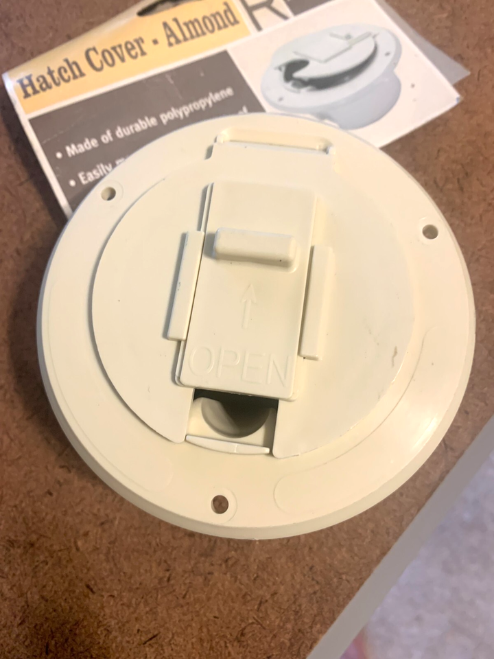 2 RV Camper 30 AMP Power Cord Cable Hatch Covers - ALMOND - Brand New ...