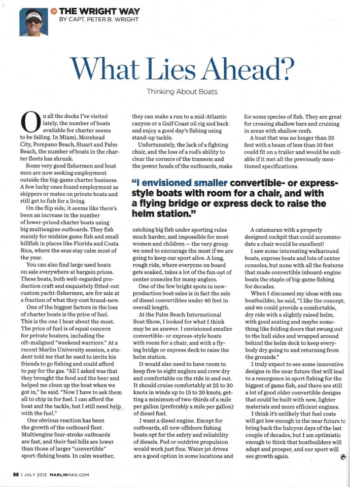 Marlin Fishing Magazine Fast Crew Tips Perfect Live Baits Captain Peter ...