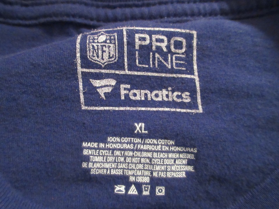 New England Patriots pro-line Super Bowl champions-NFL T-SHIRT Size XL ...