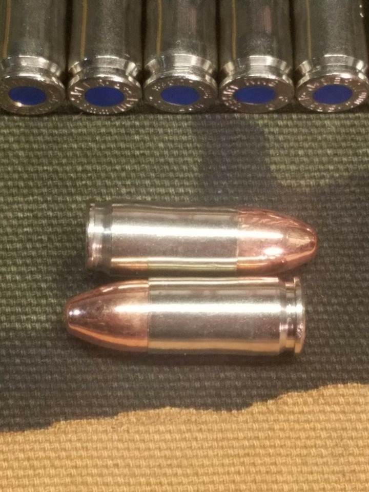 9MM LUGER SNAP CAPS SET OF 20 (NICKEL+BLUE) REAL 115GN WEIGHT!!! | eBay