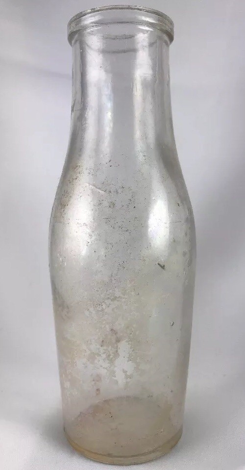 ET Cowdrey Co Boston USA Clear 1890s Bottle Newburyport MA Vtg Antique ...