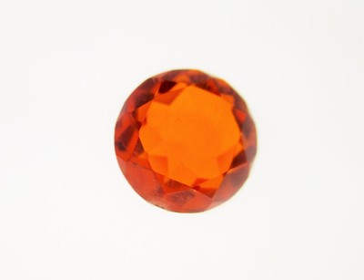 3.86ct Round Cut Genuine Orange Poppy Topaz 10 x 10mm | eBay