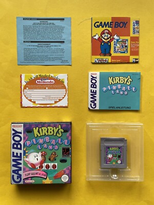 KIRBYS Pinball Land GAMEBOY Classic GBA COLOR Nintendo SPIEL OVP Box ...