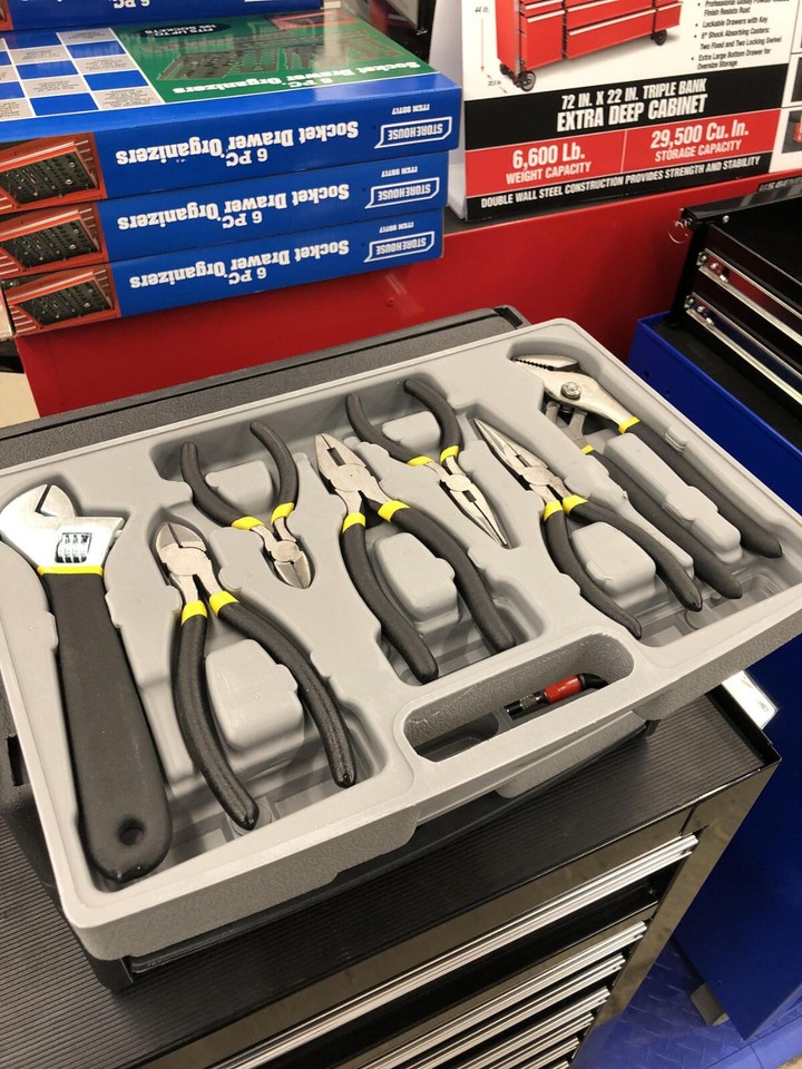 105 Piece Tool Set with 4-Drawer Chest - Mechanics Tool Kit, Ratchets ...