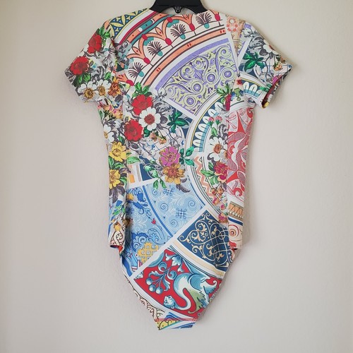 Johnny Was Boho Neoprene One Piece Swim Paddle Suit Rash guard Small ...