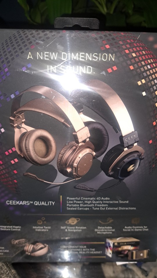 Cerk 4D HEADPHONES advanced 360 With Proteced Carrying Case | eBay