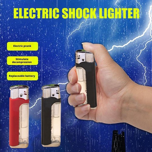 Electric Shock Fake Shocking Lighter Party Prank Toys Funny Joke Trick ...