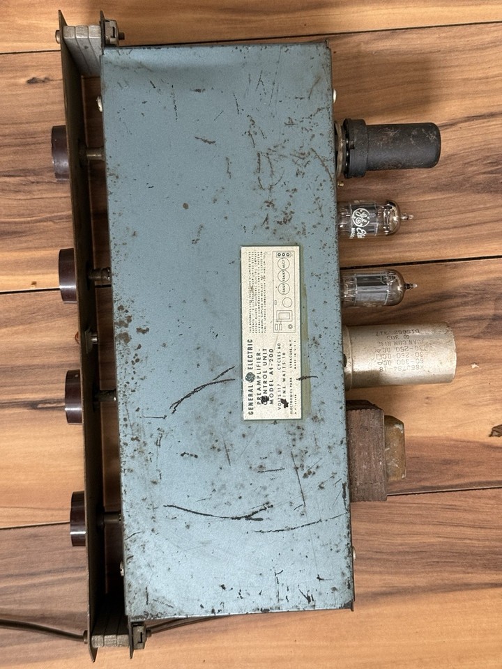 Super Rare General Electric A1-200 Tube Preamplifier / Control Unit GE ...