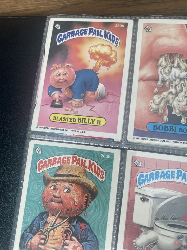 1987 Topps Garbage Pail Kids 7th Series Complete Card 251-292 Both A ...