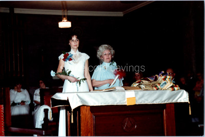 Vintage 1980s Found Photo - Order Of Eastern Star Formal Award Ceremony ...