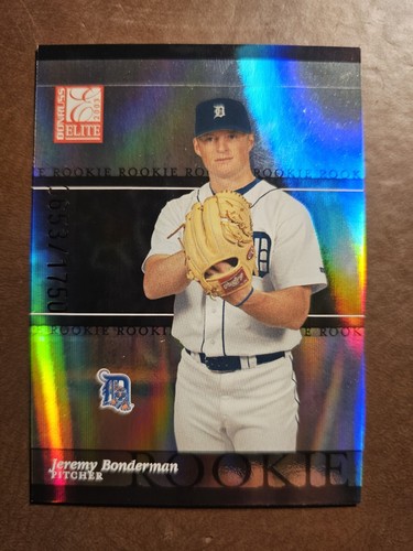 2003 Donruss Elite /1750 Jeremy Bonderman #191 Rookie RC Short Print | eBay