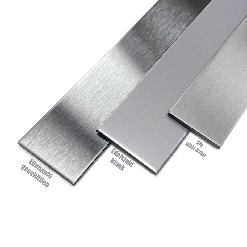 Edelstahl Platten VA- V2A Blech Zuschnitt bis 2x1 m Leiste geschliffen ...