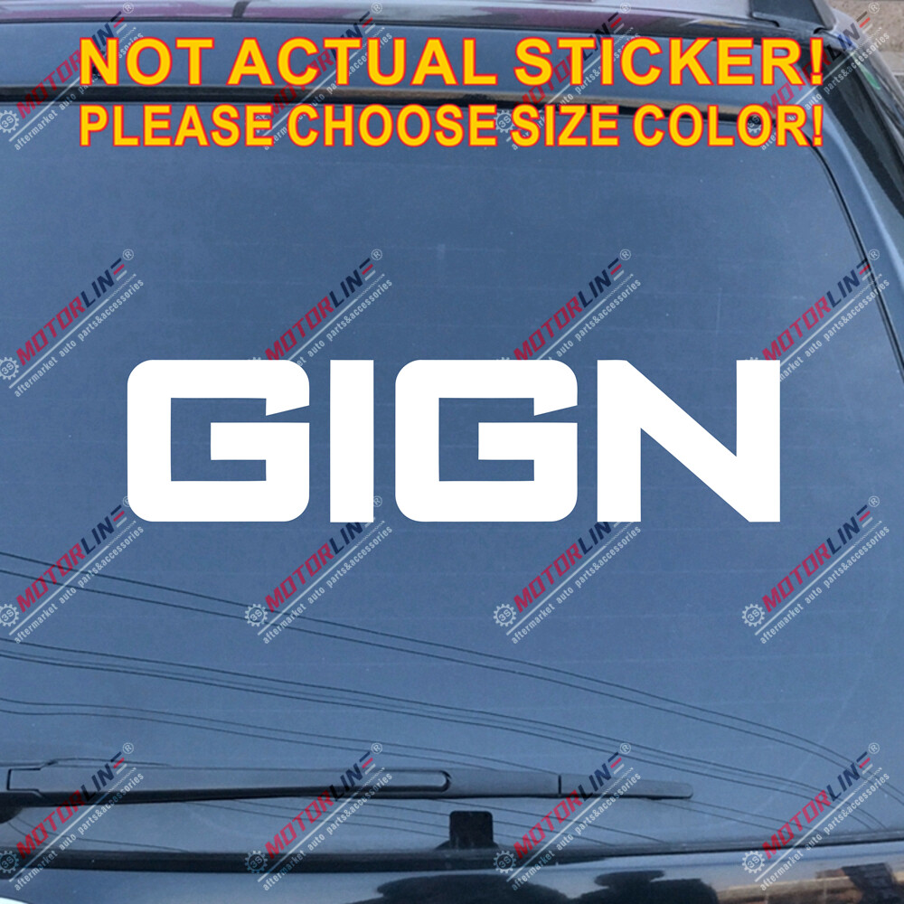 GIGN French National Gendarmerie Car Truck Window Vinyl Decal Bumper ...