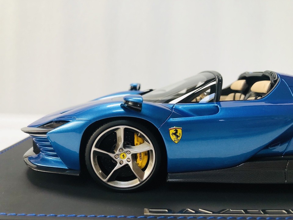 1/18 BBR Ferrari SP3 Daytona Blue Corsa Limited 24 PCs With Display ...