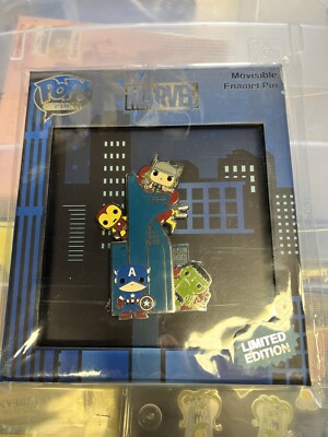 Loungefly Funko Marvel Avengers Tower Sliding Layered Enamel Pin LE 500 ...
