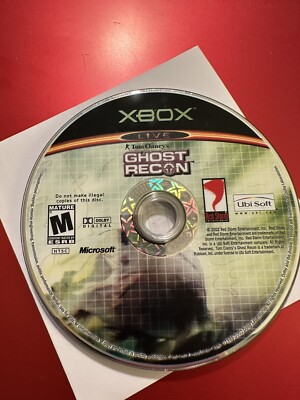 Tom Clancy's Ghost Recon Microsoft Original XBOX Disc Only | eBay