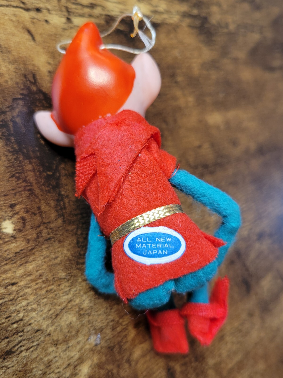 Vintage 1950's Knee Hugger Felt Christmas Elf Made In Japan VGC! | eBay