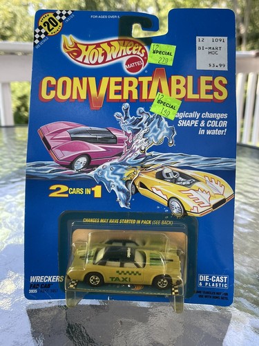 🆕Hot Wheels 1990 ConVertAbles WRECKERS FAB CAB #3935 Shape/Color ...
