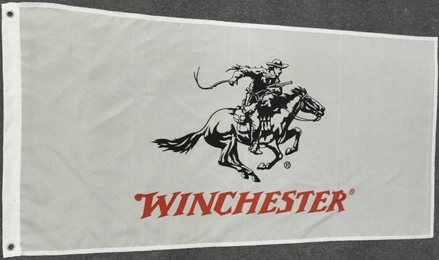 Winchester Flag Horse and Rider Design 1200x600mm for sale online | eBay