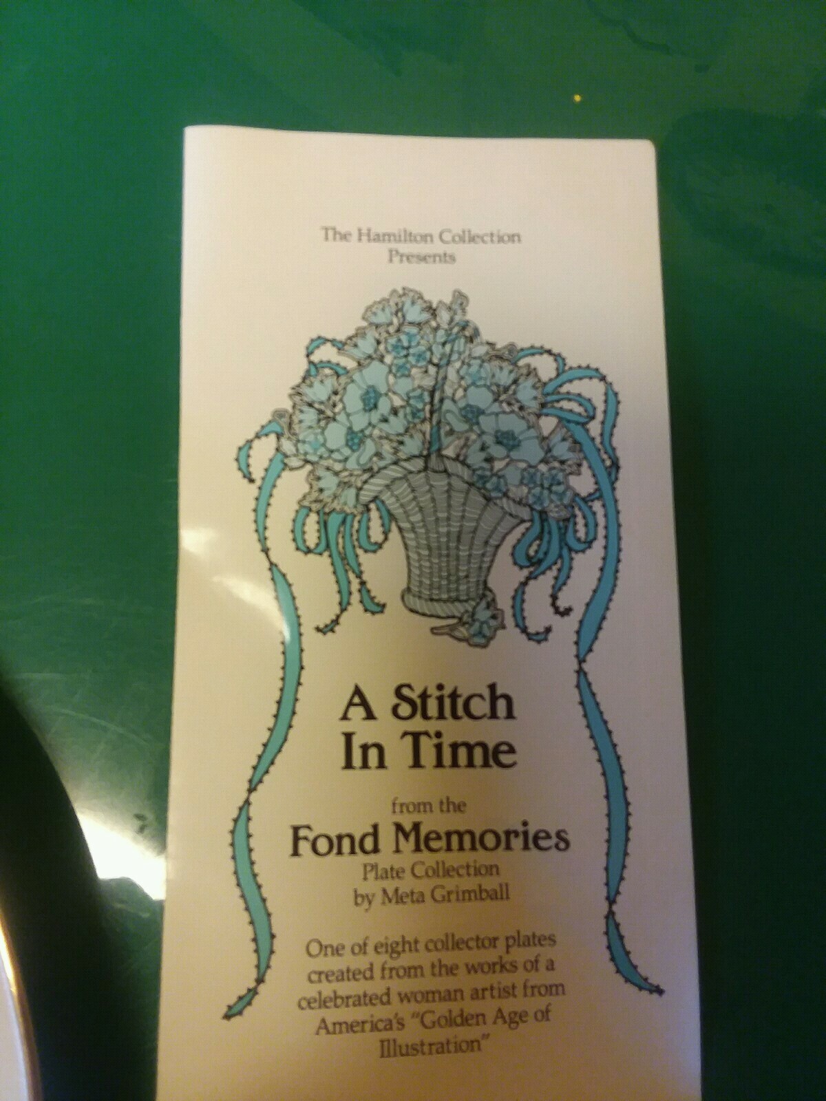 Pretty Polly. Fond Memories Plate Collection Of Meta Grimball Plate No ...