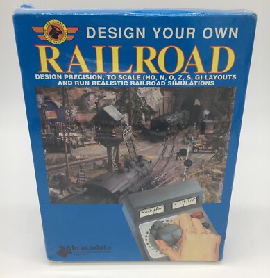 Design Your Own Railroad Train Legacy PC Software by Abracadata ...