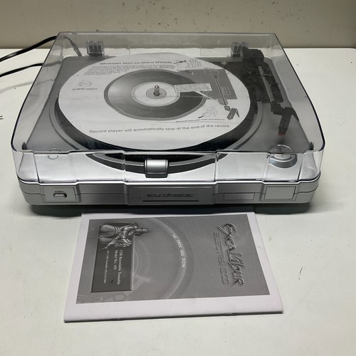 EXCALIBUR 491 SOUNDMASTER DIGITAL MUSIC SYSTEM USB RECORDABLE TURNTABLE ...
