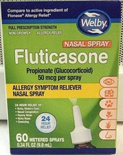 Rugby Fluticasone Propionate Nasal Spray USP 9.9ml 305361091705a1004 ...