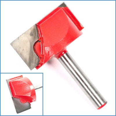32mm Surface Planing Router Bit 6mm Shank Bottom Cleaning Cutting ...