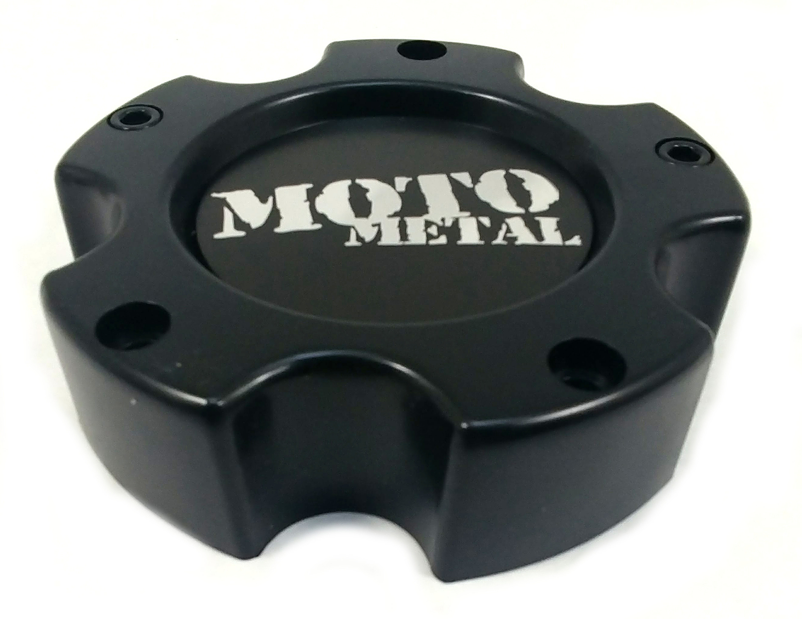 4 Moto Metal Matte Black Wheel Center Hub Caps for 5x5/127/4.5/114.3 ...
