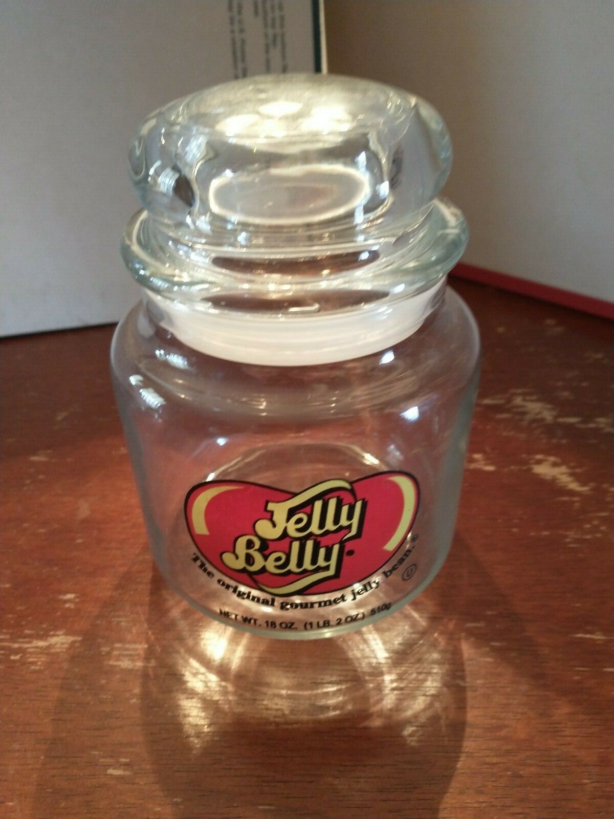Jelly Belly Glass Jar 18 oz With Air Tight Lid | eBay