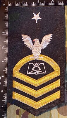 Navy Gold Rate Culinary Specialist Senior Chief Petty Officer Patch USN ...