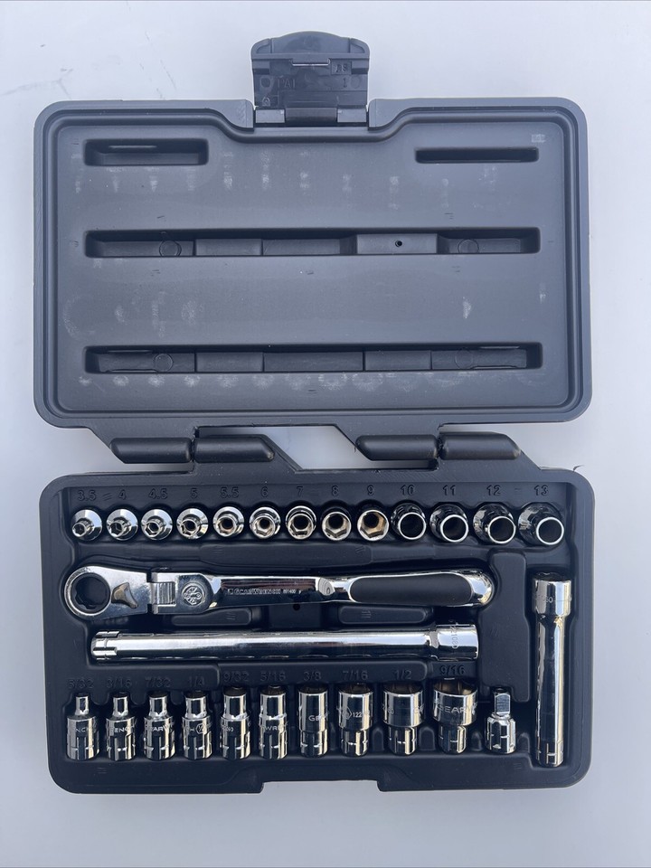 Gearwrench 27pc SAE / Metric XL Pass-Thru Ratchet Set #891427 | eBay