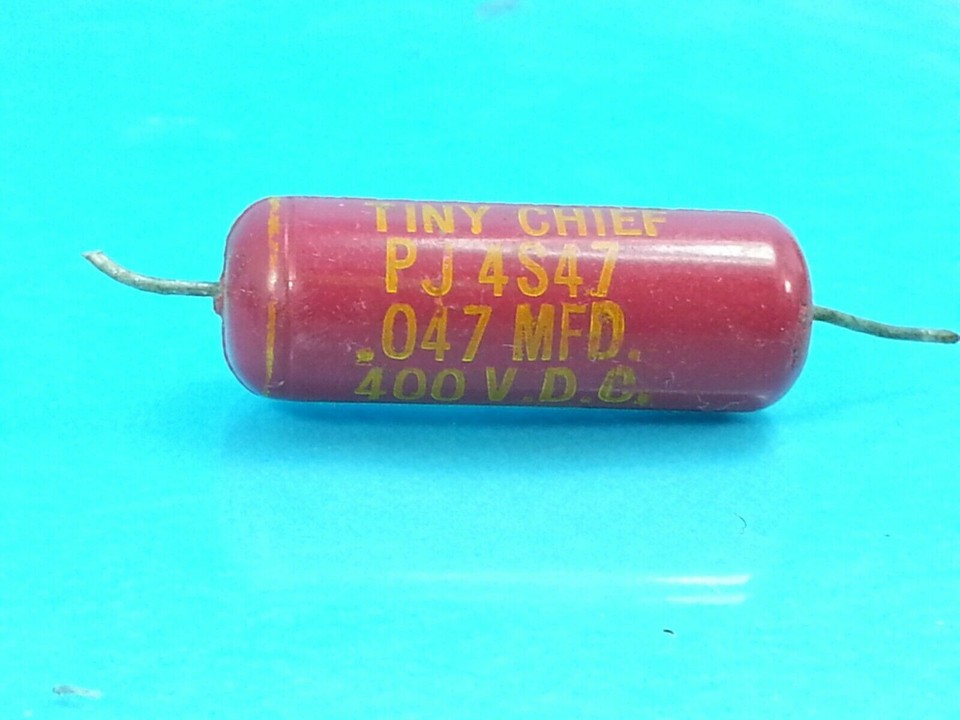 TINY CHIEF CAPACITOR .047 UF 400V AXIAL TEKTRONIX AUDIO GUITAR AMP | eBay
