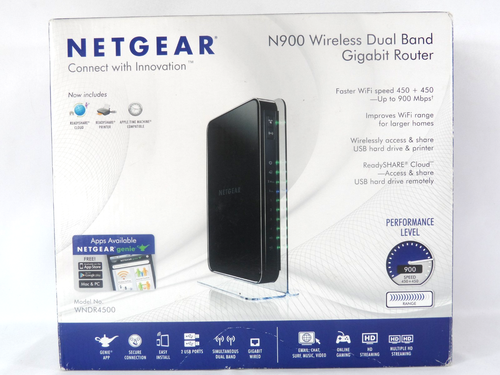 Netgear N900 450 Mbps 4-Port Gigabit Wireless N Router (WNDR4500 ...