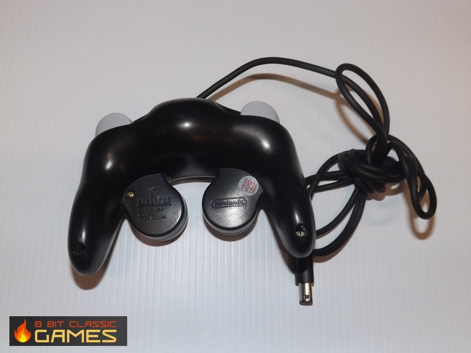 Official Nintendo Black Gamecube Controller - FAST SHIPPING! 1021a | eBay