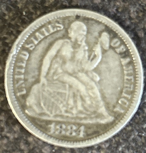 1884 US Seated Liberty Dime 1915 Quarter, 1891 Dime | eBay