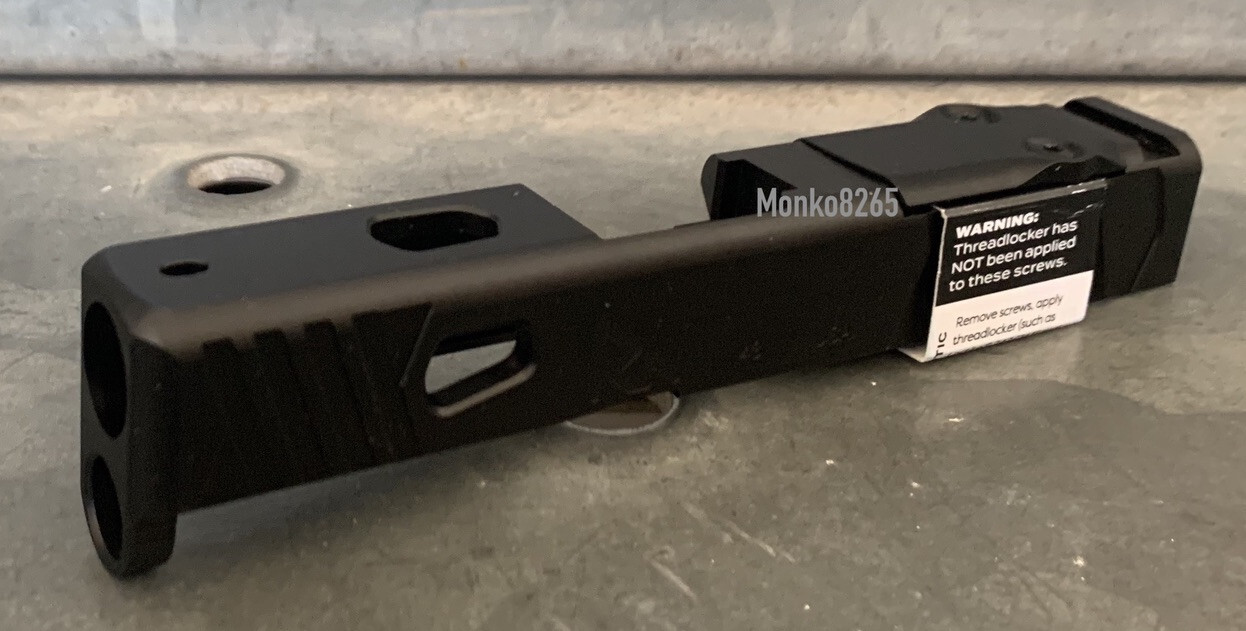 RIVAL ARMS SLIDE RMSC Optic Cut 9mm Black for GLOCK G43 G43X | eBay