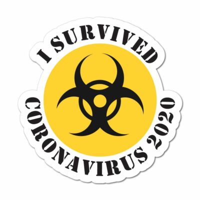 I Survived Sticker Funny Virus Isolation Covid Car Decal Bumper | eBay