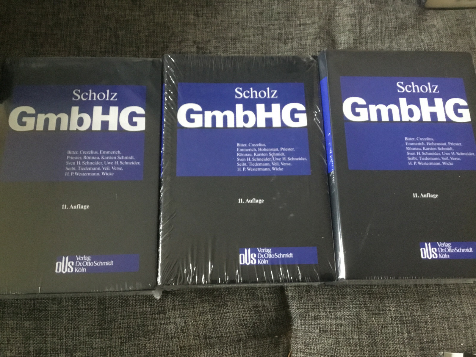 GmbhG / Gmbh Band 1 2 3 [3x Buch HC] NEU OVP / 11.Auflage Otto Schmidt ...