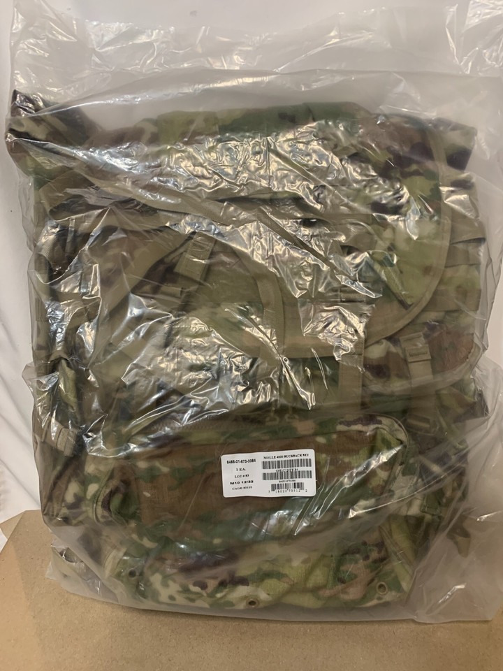 MOLLE 4000 Airborne OCP Multicam Rucksack Set Complete In Sealed Bag ...