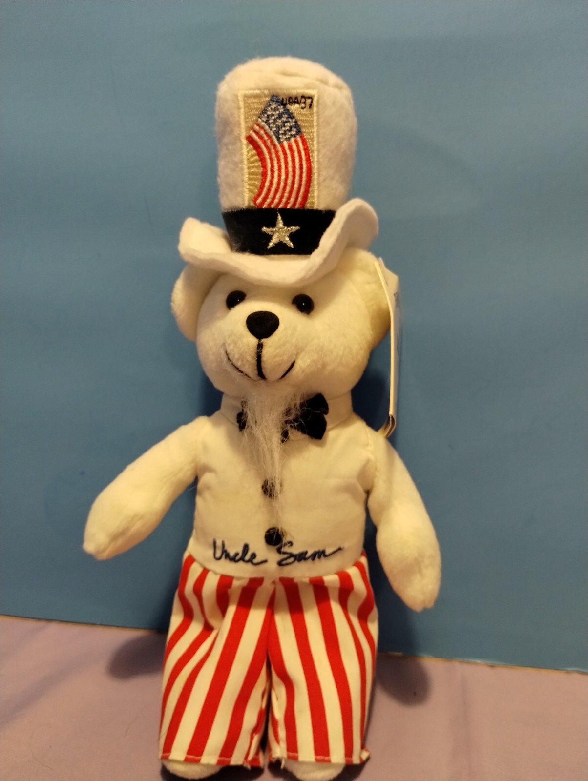 USPS Stamp Collection Series 2003 Uncle Sam Bear 11" Timeless Toys w ...