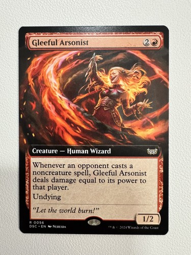 Gleeful Arsonist Extended (NM Non-Foil) DSC-0054 Rare MTG | eBay