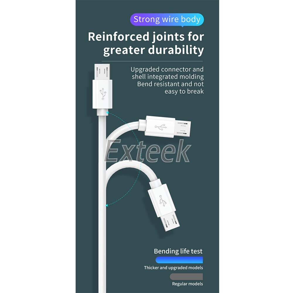 Long Micro USB Charging Charger Cable for android Smart Phone 1/2/3/5/6 ...